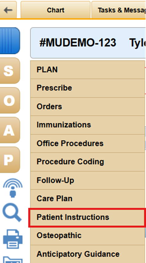 Encounters: Patient Instructions