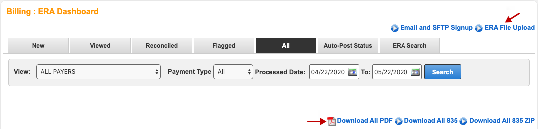 ERA Dashboard