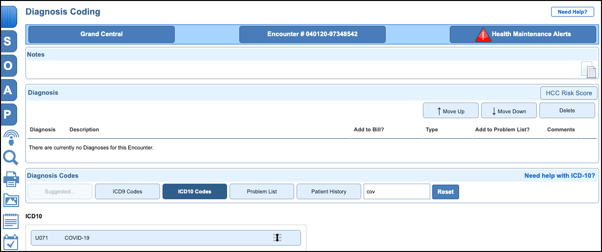 ICD-10 Codes Related to COVID-19