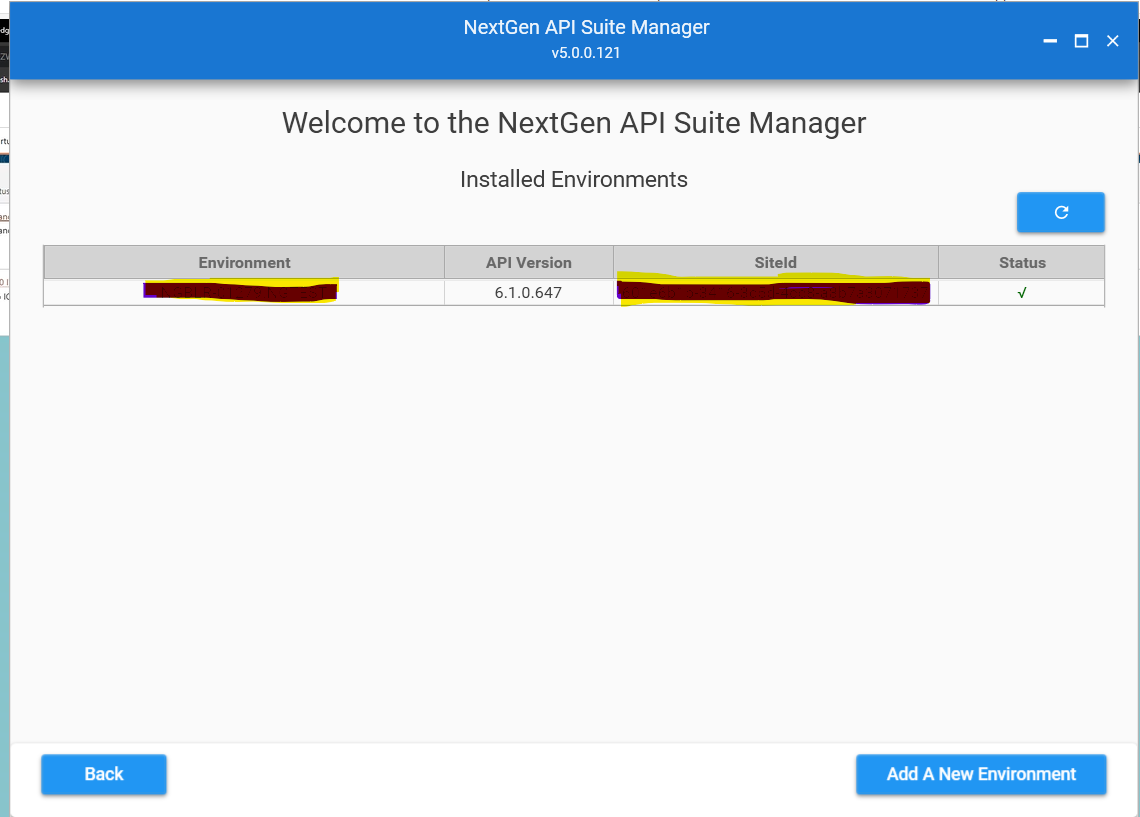 NextGen API Suite Manager - How to Check and Restart API Services